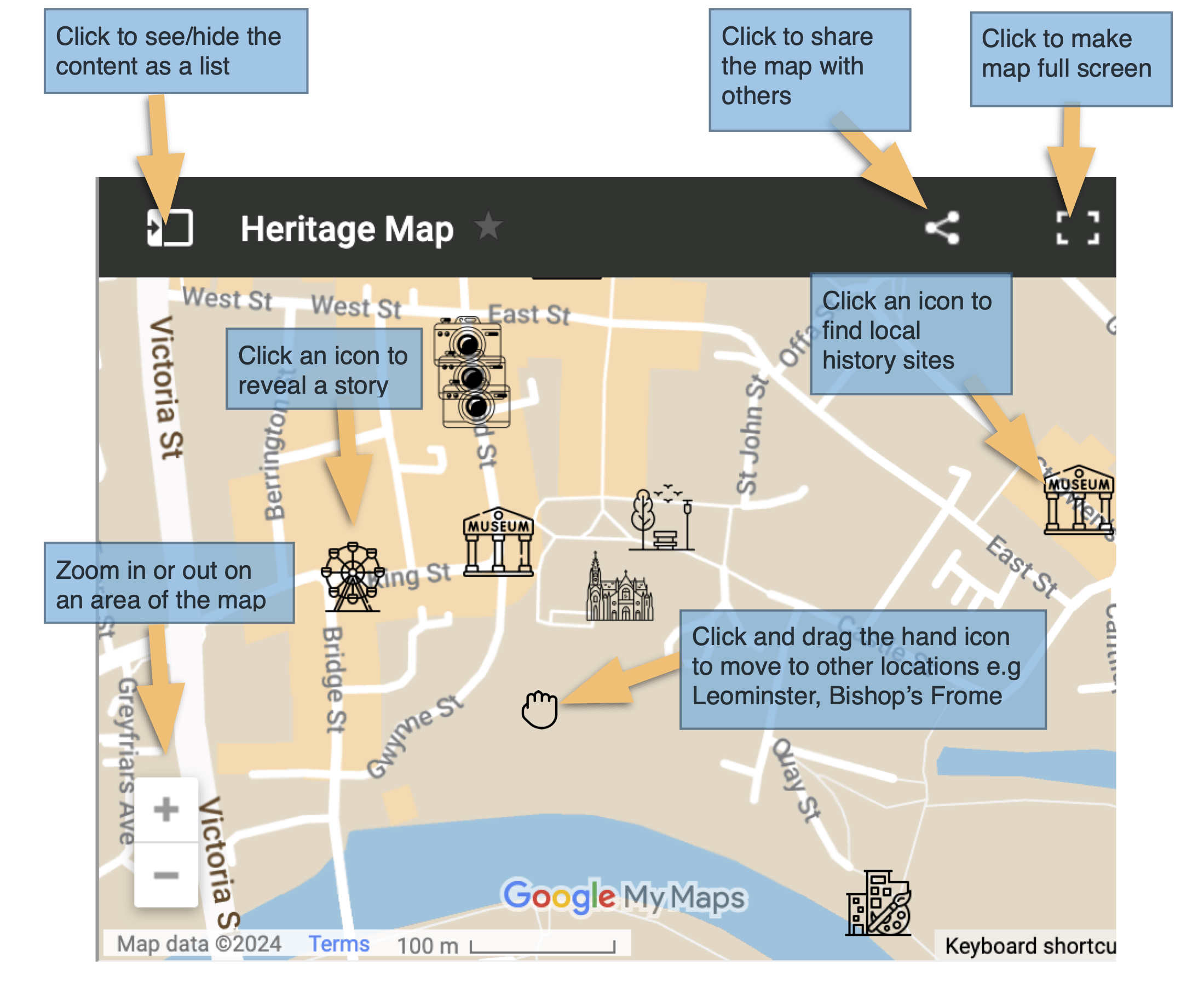 Heritage map | Herefordshire Life Through A Lens